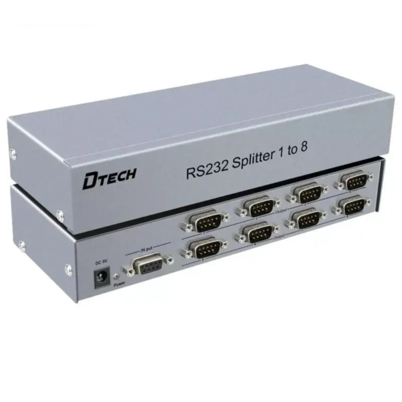 Industrial-8-Port-RS232-Splitter-Bidirectional-RS-232C-Serial-Port-COM ...