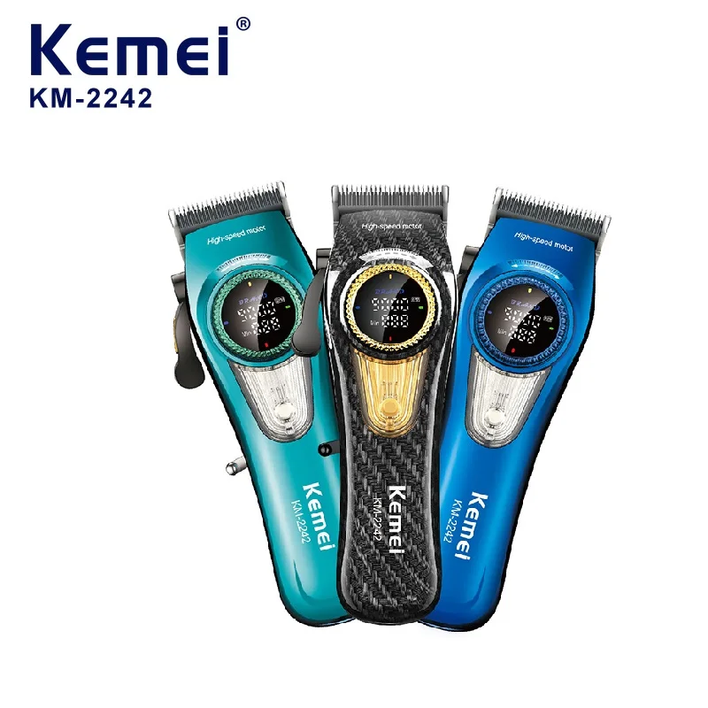 kemei-Hair-Clipper-Trimmer-Brushless-Motor-Battery-Powered-Hair-Trimmers-Commercial-Clippers ...