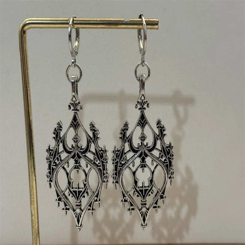 Cathedral Architecture Earrings : Gothic arch earrings, Occult jewelry ...