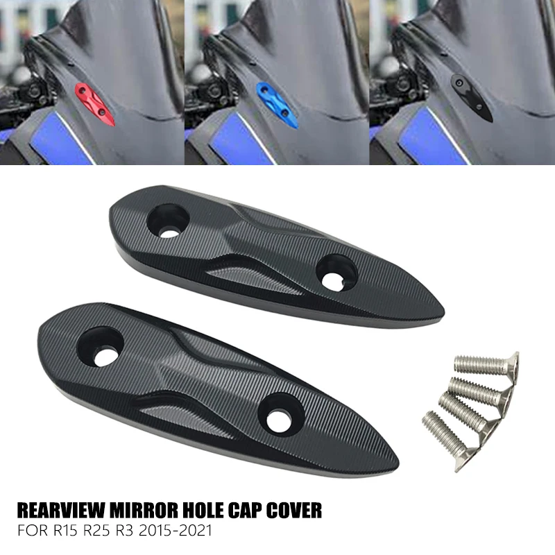 For Yamaha YZF R15 V3 YZF R3 R25 2015-2021 2020 2019 CNC Rearview ...