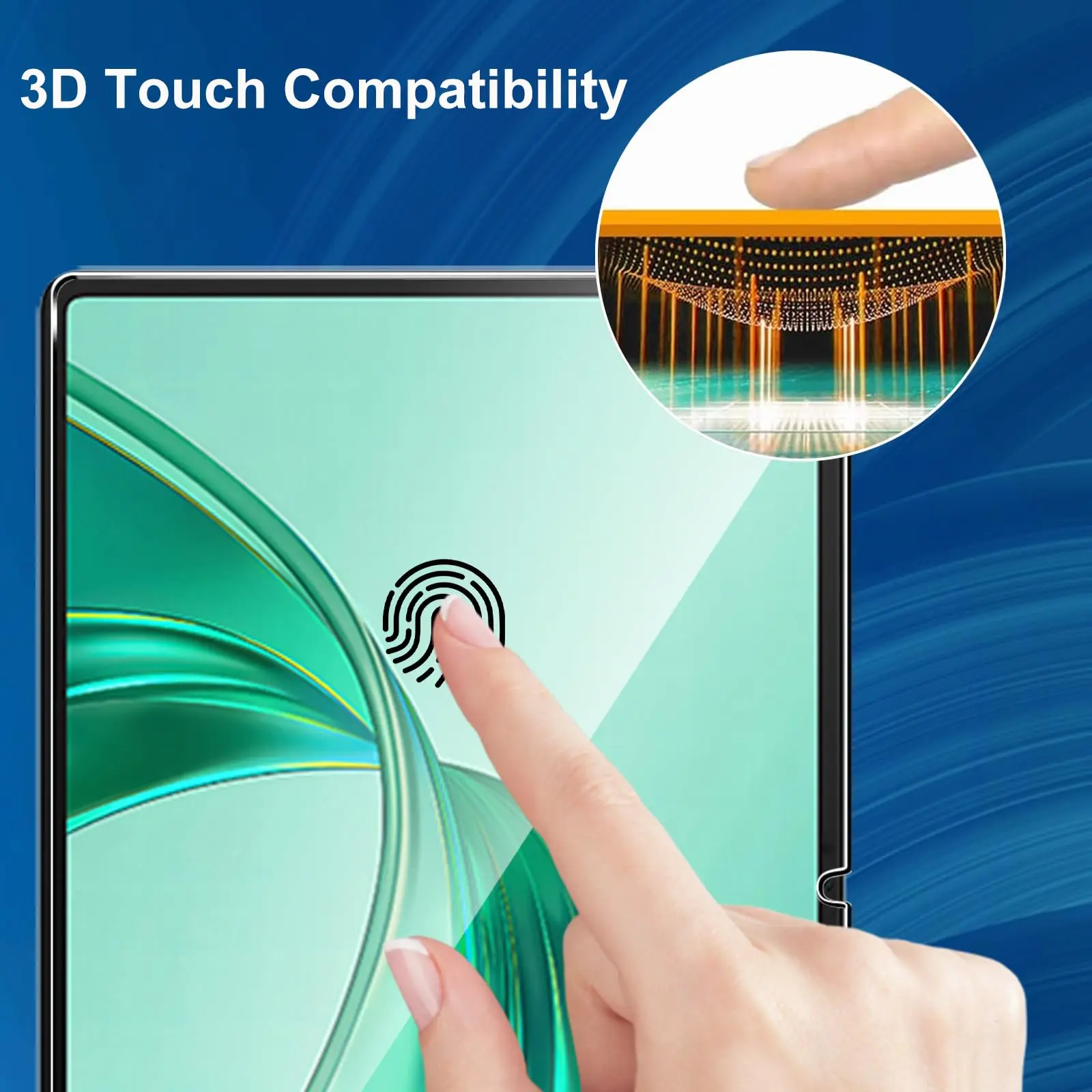 X8a Case Bighan 2 Pack Tempered Glass Screen Protector For X8a 11 Inch ...