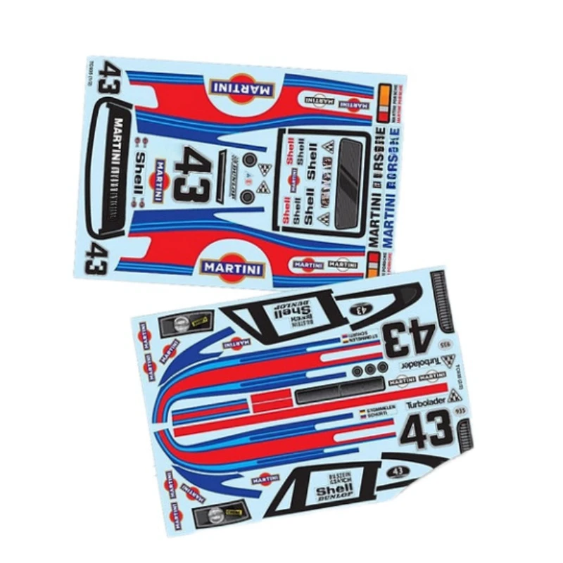 Martini-43-Color-stickers-Body-decals-for-1-10-Porschee-935-On-road-car ...