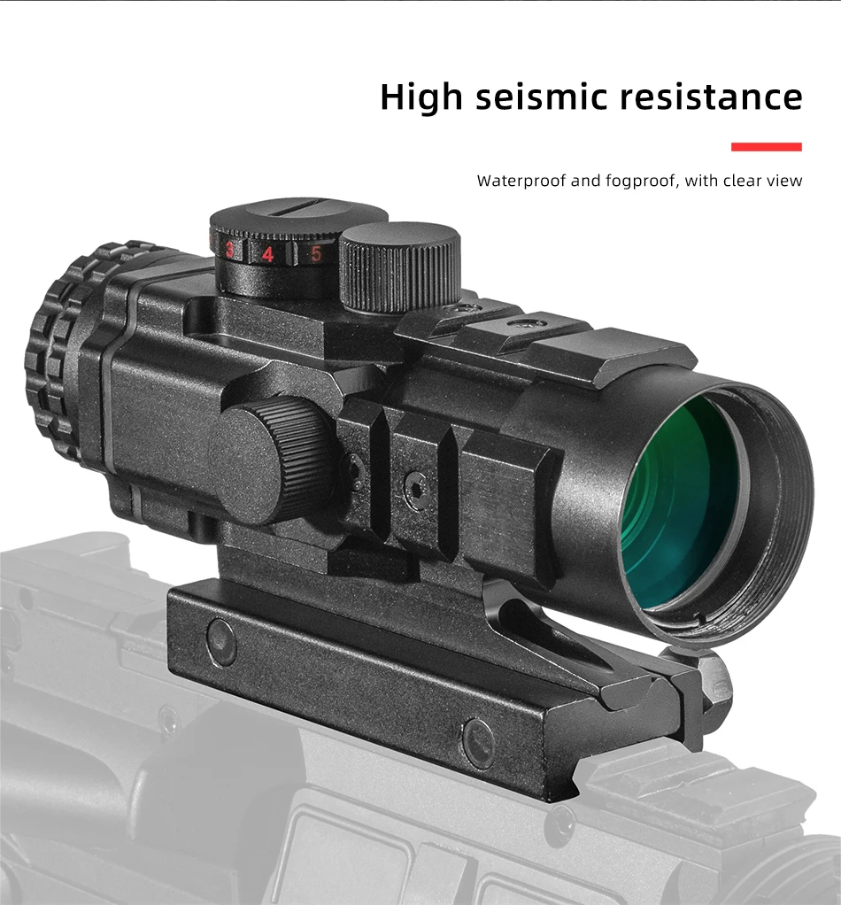 DIANA 3X32 Red And Green BDC Chevron Scope Tactical Optical Rifle Scope ...