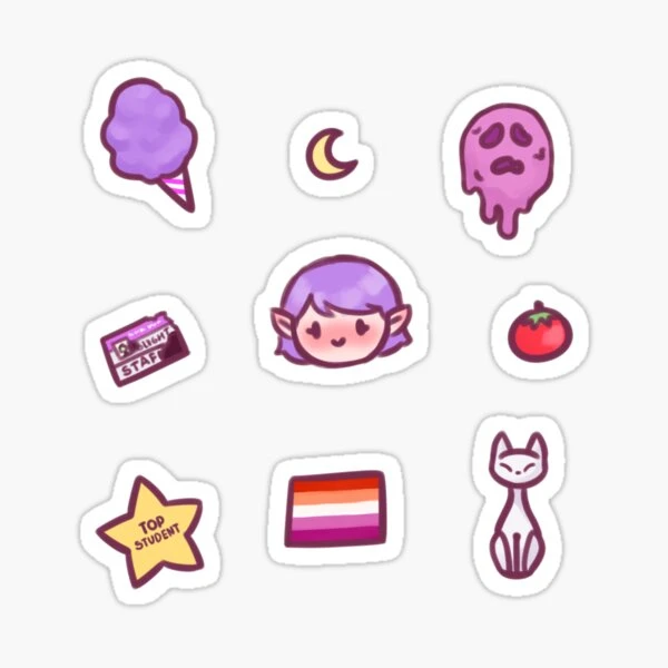 Amity Blight 5pcs Stickers For Room Decor Wall Laptop Window Luggage ...