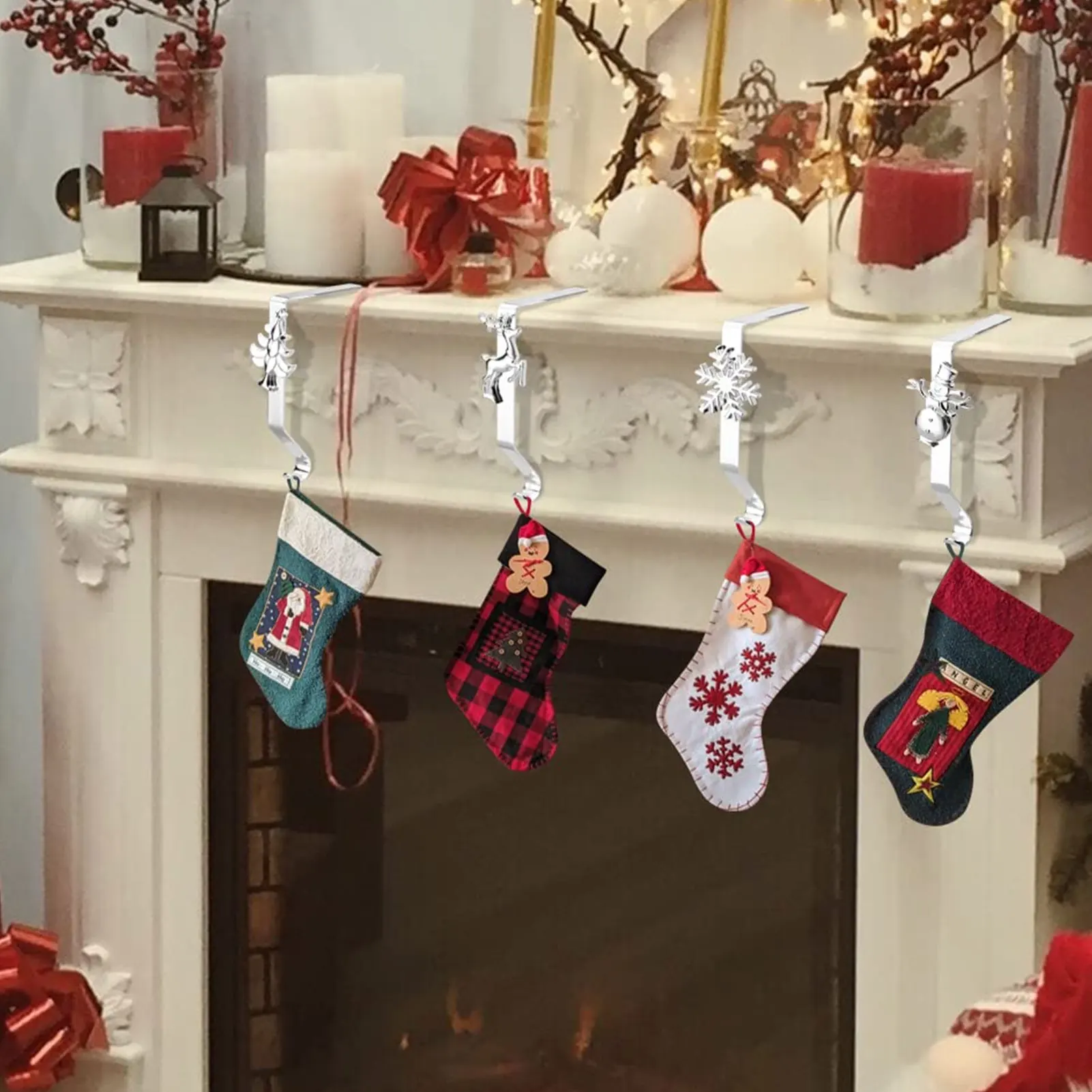 Christmas Stockings Fireplace