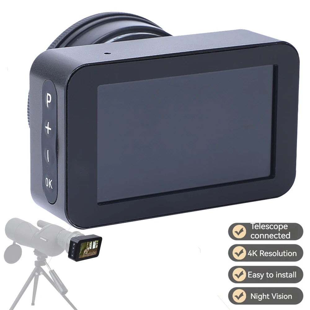 3-inch-4K-HD-Digital-Telescope-Eyepiece-Portable-Low-Light-Night-Vision ...