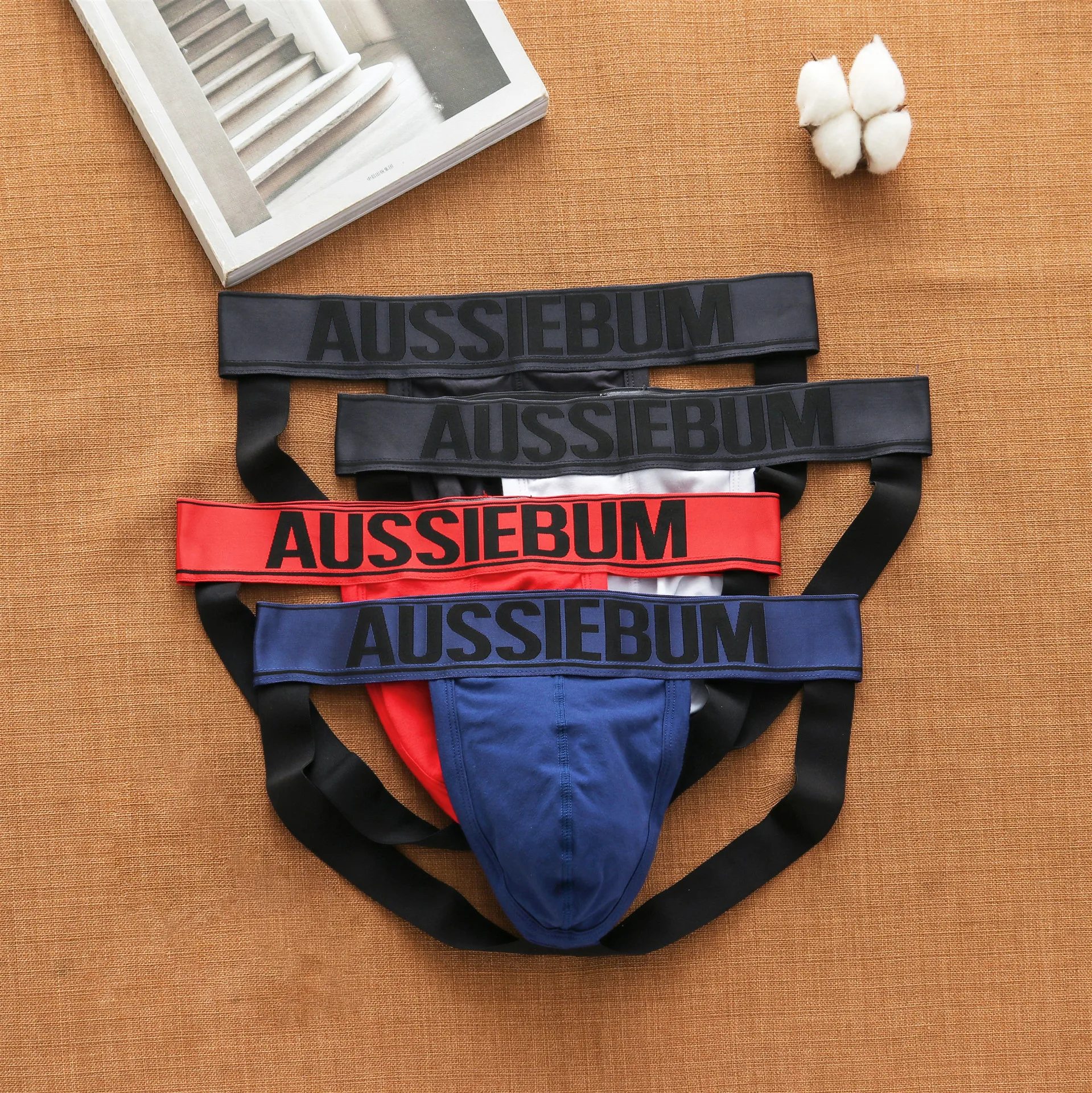 Aussiebum-Cueca-masculina-de-algod-o-de-cintura-baixa-cueca-sexy-tanga ...