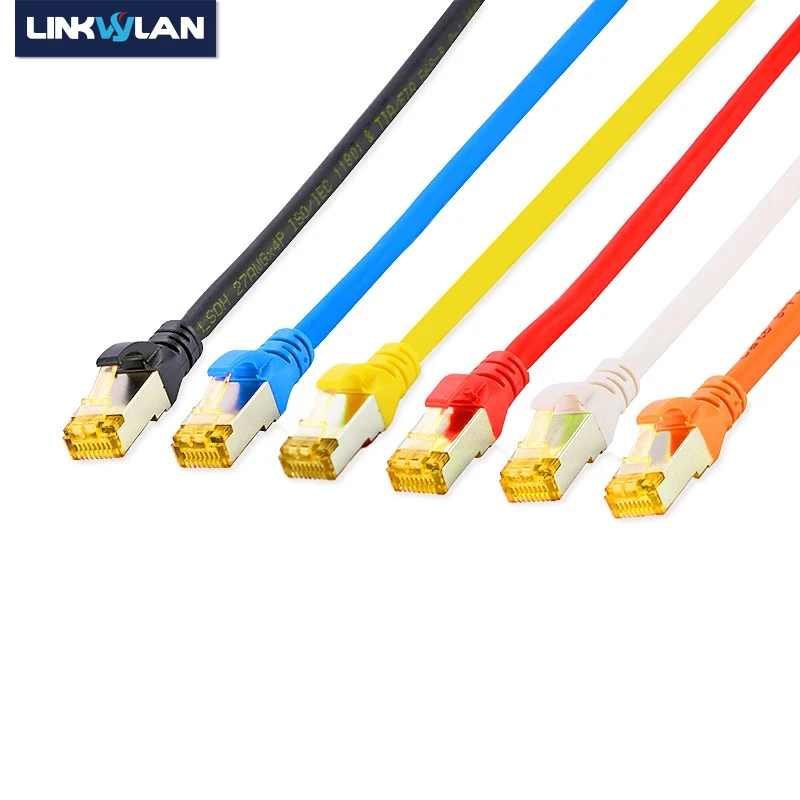 (12pcs/Pack) 10Gigabit 500MHz RJ45 Ethernet CAT6A SFTP Patch Cord ...