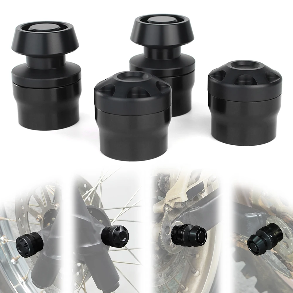 Motorcycle Front Rear Axle Fork Crash Sliders For SUZUKI GN125/250/400 ...