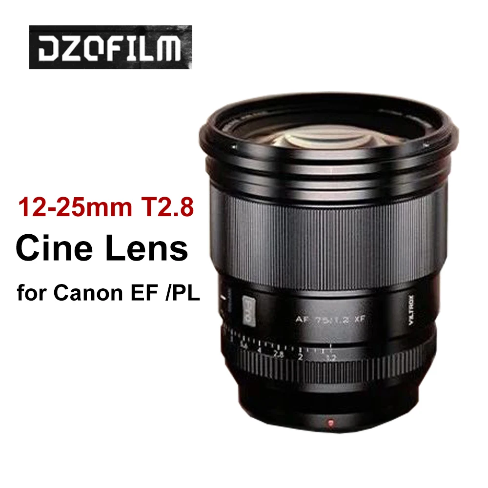 Dzofilm pictor 12 25mm t2.8 cine lente super grande angular zoom 35 lente parfocal para montagem ...