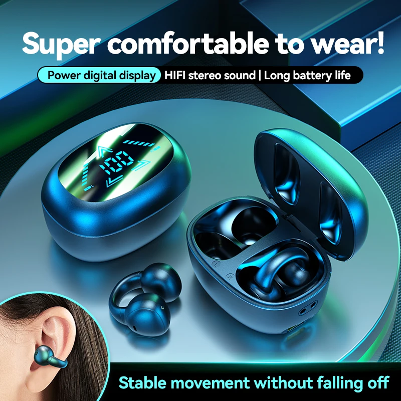 M61-Wireless-Bluetooth-Headphones-TWS-Dual-HD-Mic-Headset-Sports ...