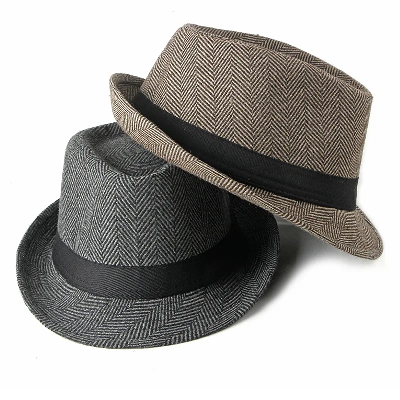 Autumn and Winter New Men's Top Hats Casual Jazz Hats for Middle-aged ...