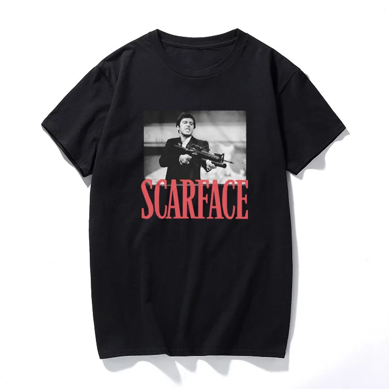 Scarface-T-Shirts-Tony-Montana-Print-Streetwear-Fashion-Oversized-O ...