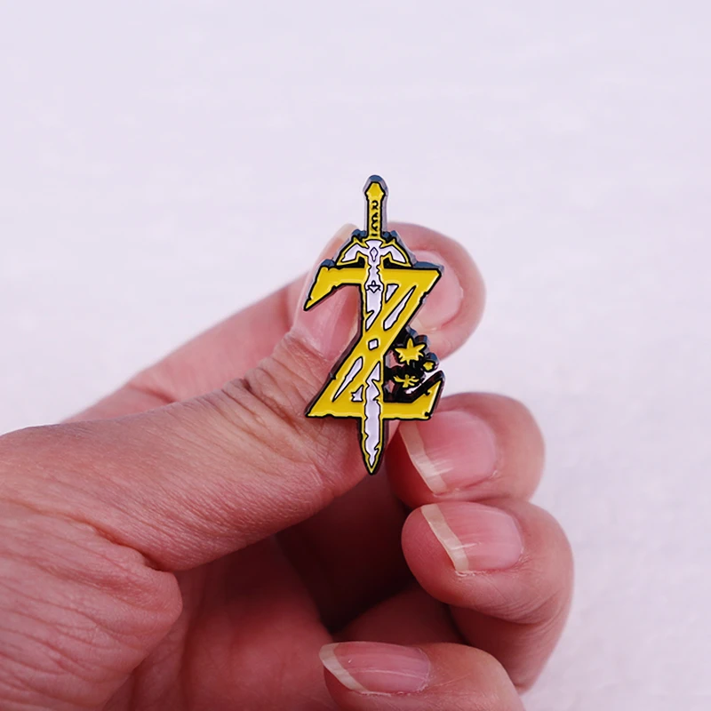 Zeldas Games sword Enamel Pin Backpack Hat Bag Decorate Badges Boutique ...