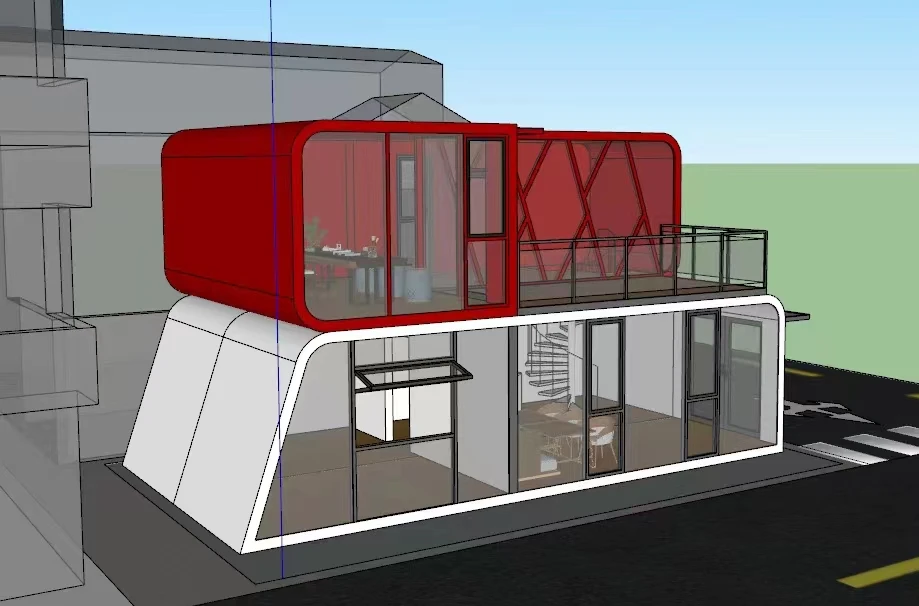 Factory-built-space-capsule-cabin-container-hotel-Movable-prefab-cabin ...