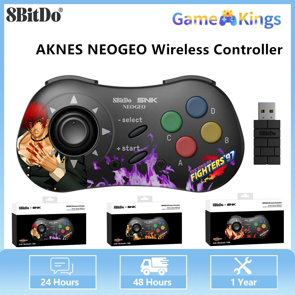 8Bitdo-Neo-Geo-Controlador-sem-fio-Gamepad-para-Windows-Android-Mini ...