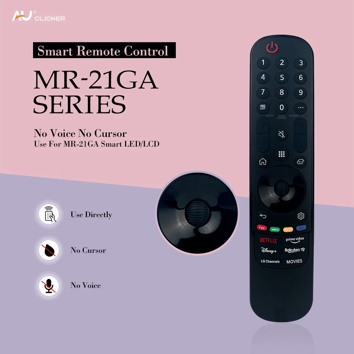 MR21IR Magic Replacement Remote for Smart TV models Universal remote ...