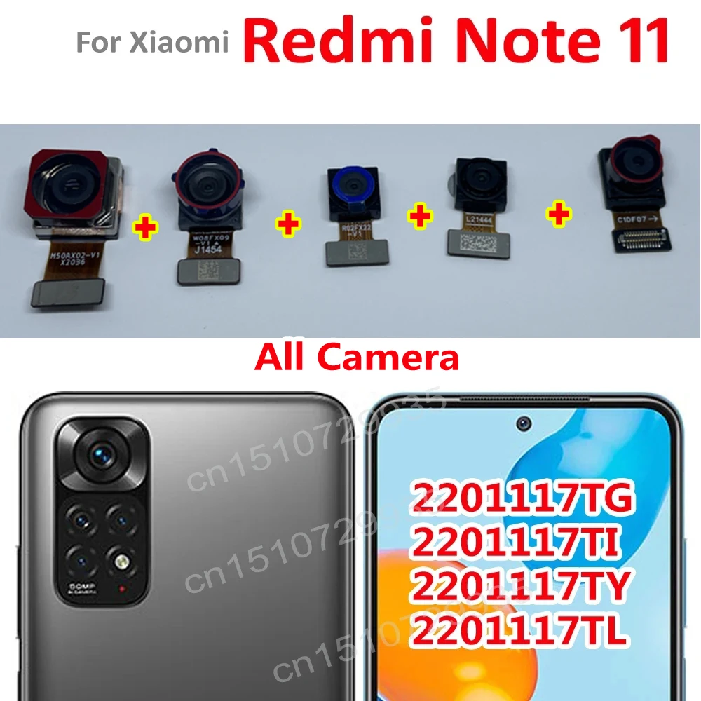 Original-Back-Main-Camera-For-Xiaomi-Redmi-Note-11-Note11-Rear-Front ...