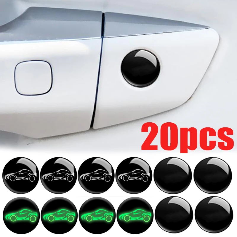 Universal Car Door Keyhole Protective Stickers Self-adhesive Decals Key ...