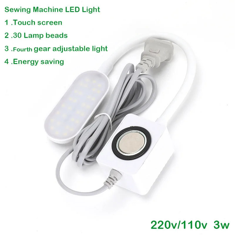 Luz-LED-ajustable-de-cuatro-engranajes-l-mpara-Industrial-para-m-quina ...