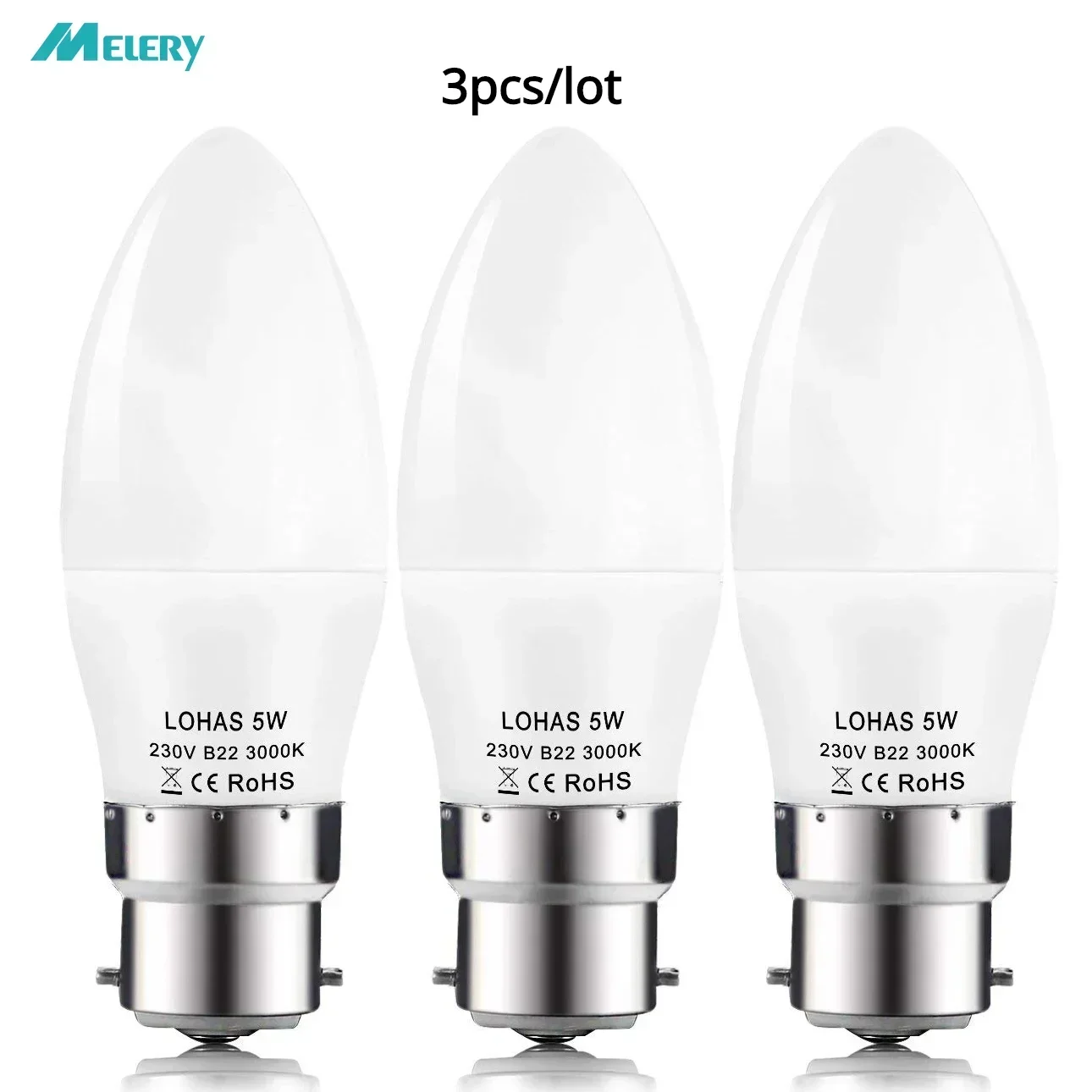 Bayonet-LED-Candle-Bulbs-5W-B22-40W-Incandescent-Pendant-Light-Equivalent-Daylight-6000K-Warm ...