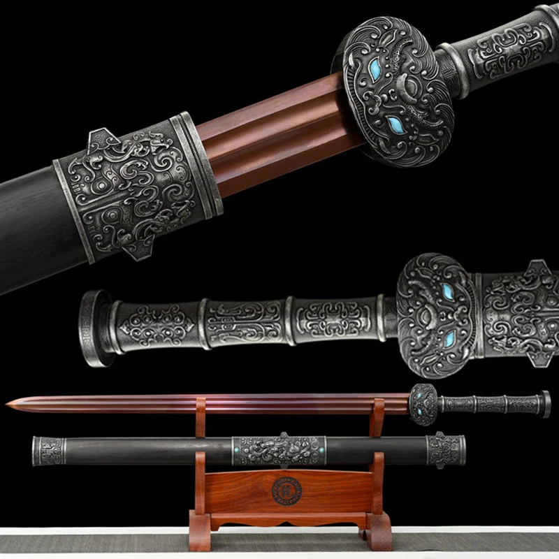 Chinese-Swords-Antique-Handicraft-Article-1060-Red-Blade-Home ...