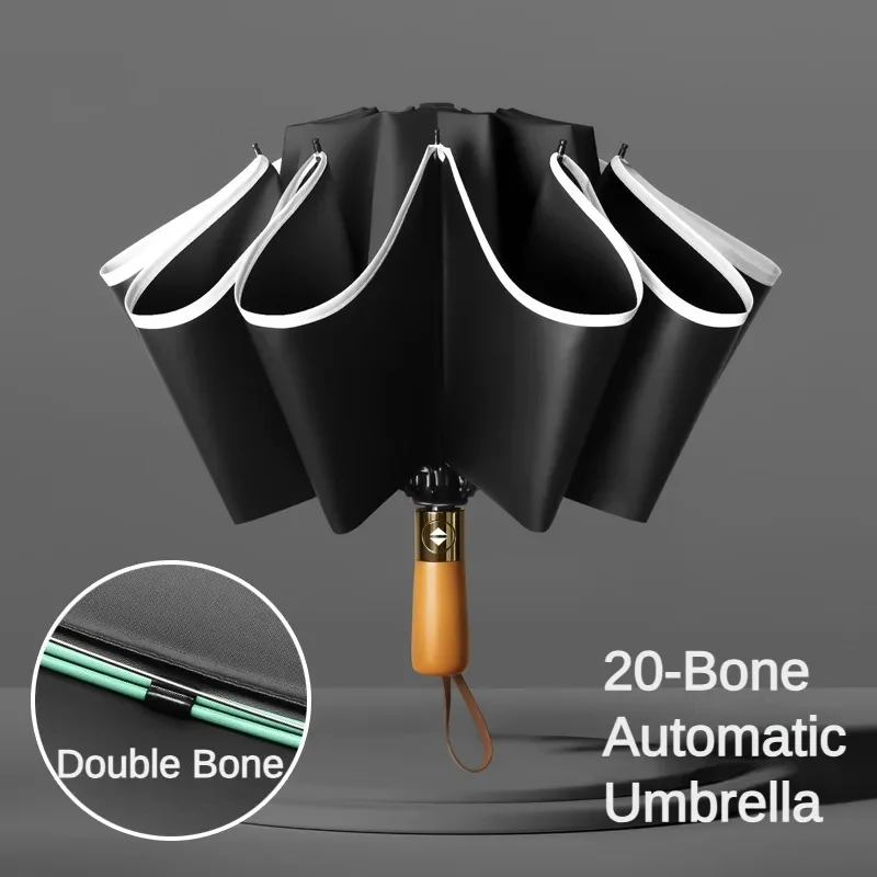 Automatic-Reverse-Umbrella-for-Men-Women-20-Bone-Large-3-Folding-Sunny ...