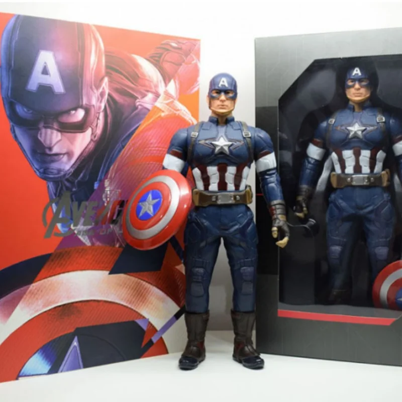 33cm-Avengers-Marvel-Anime-fig-r-kaptan-amerika-r-mcek-adam-demir-adam ...