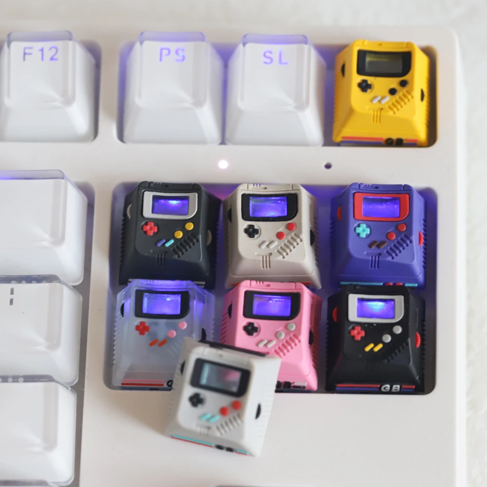 Artisan-Resin-Keycap-Mini-Gaming-Machine-Personalized-Transparent ...