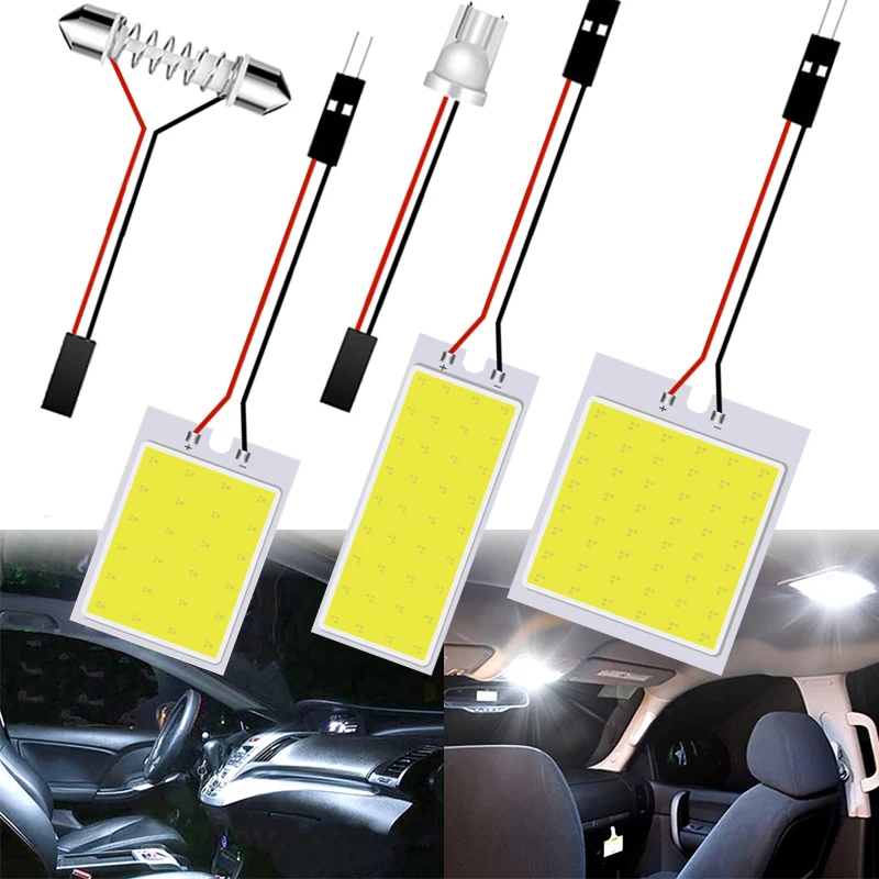 1 PCS C5W LED Bulb C10W Festoon 31mm 36mm 39mm 42mm T10 W5W LED Light ...