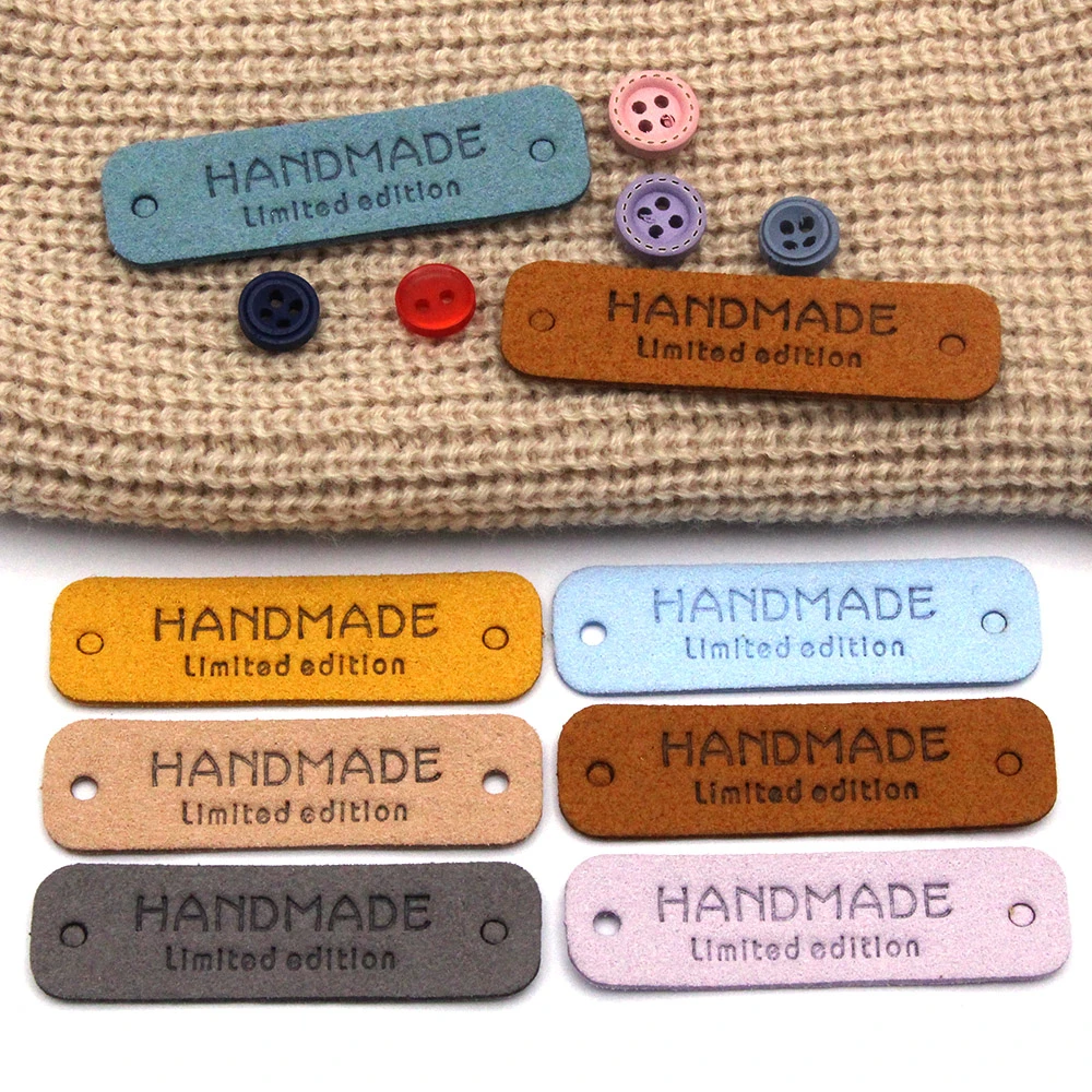 20Pcs Handmade Label For Clothes "Limited Edition" Hand Made Tag Fiber ...