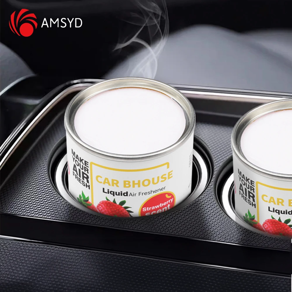 Car Air liquid Freshener Perfume Cream Auto Interior Accessorie Aroma ...