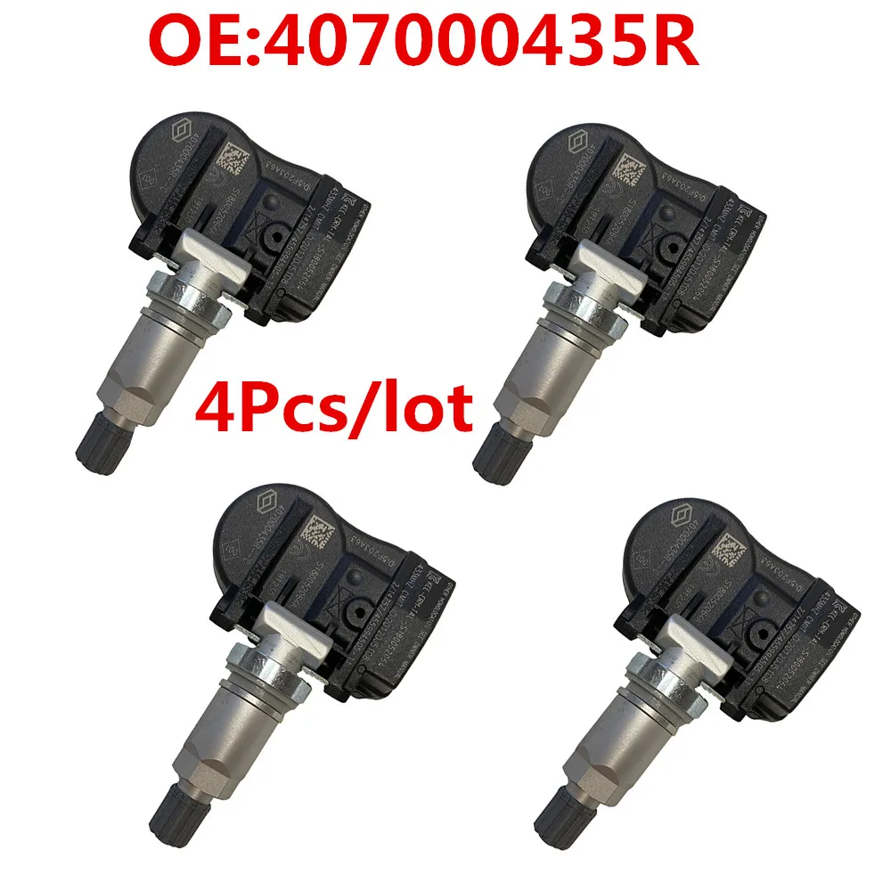 High quality 4PCS 407000435R TPMS Tire Pressure Sensor For Renault Megane Laguna Fluence ...