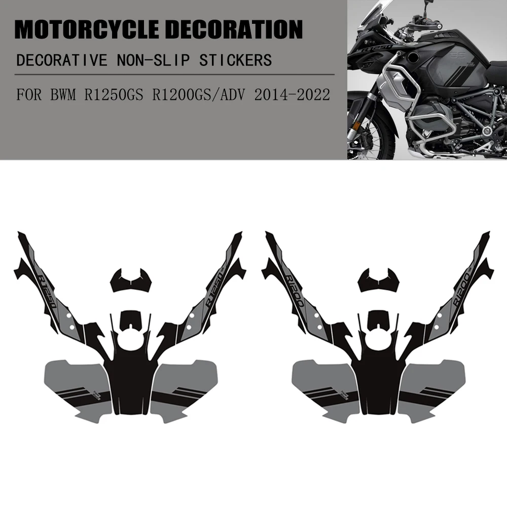 Motorcycle Full Graphic Decal Kit Gas Tank Pad Protection Decals For ...