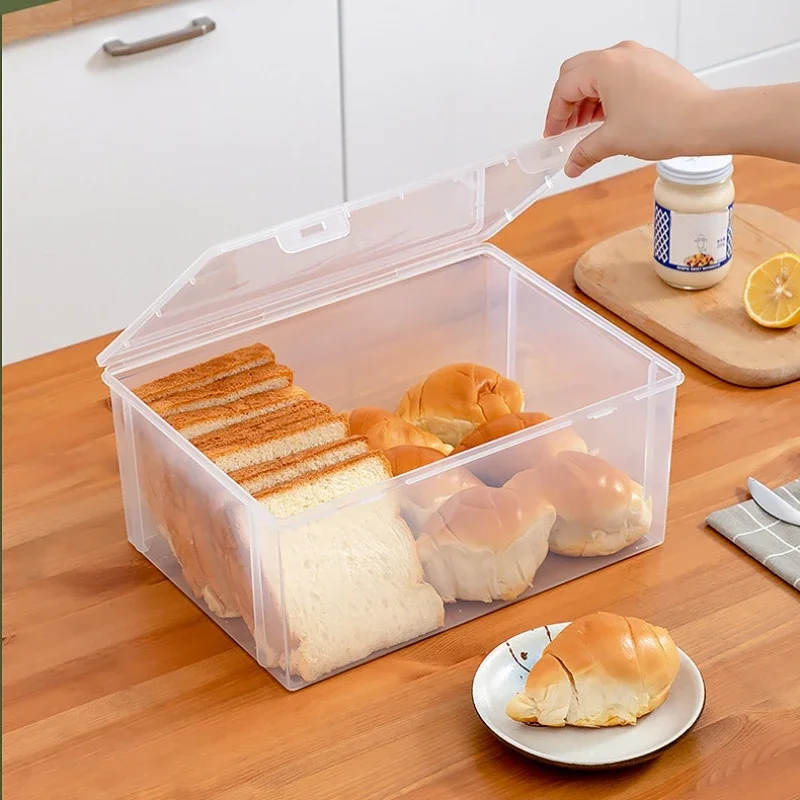 1Pcs-Bread-Container-Storage-Box-Kitchen-Dispenser-Bread-Boxes-Baking ...