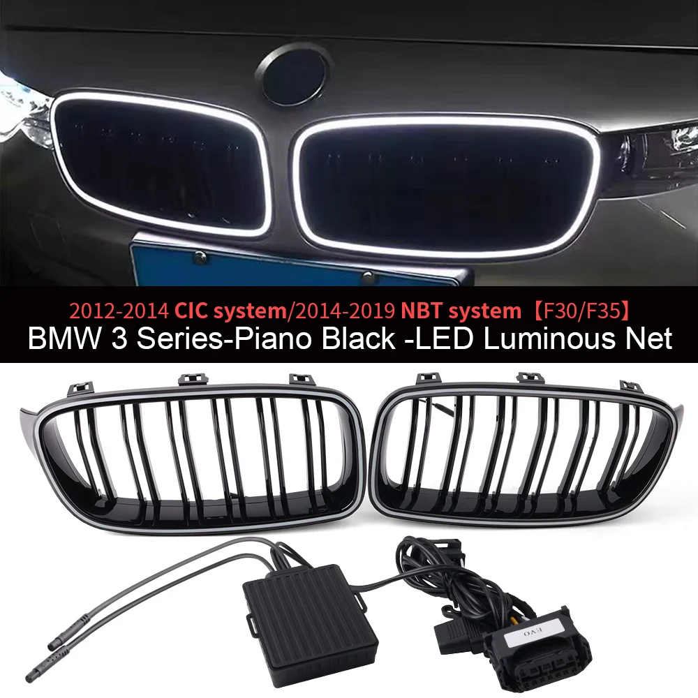 LED Luminous Front Bumper Kidney Grille for BMW 5 Series F10 F11 F18 10 ...