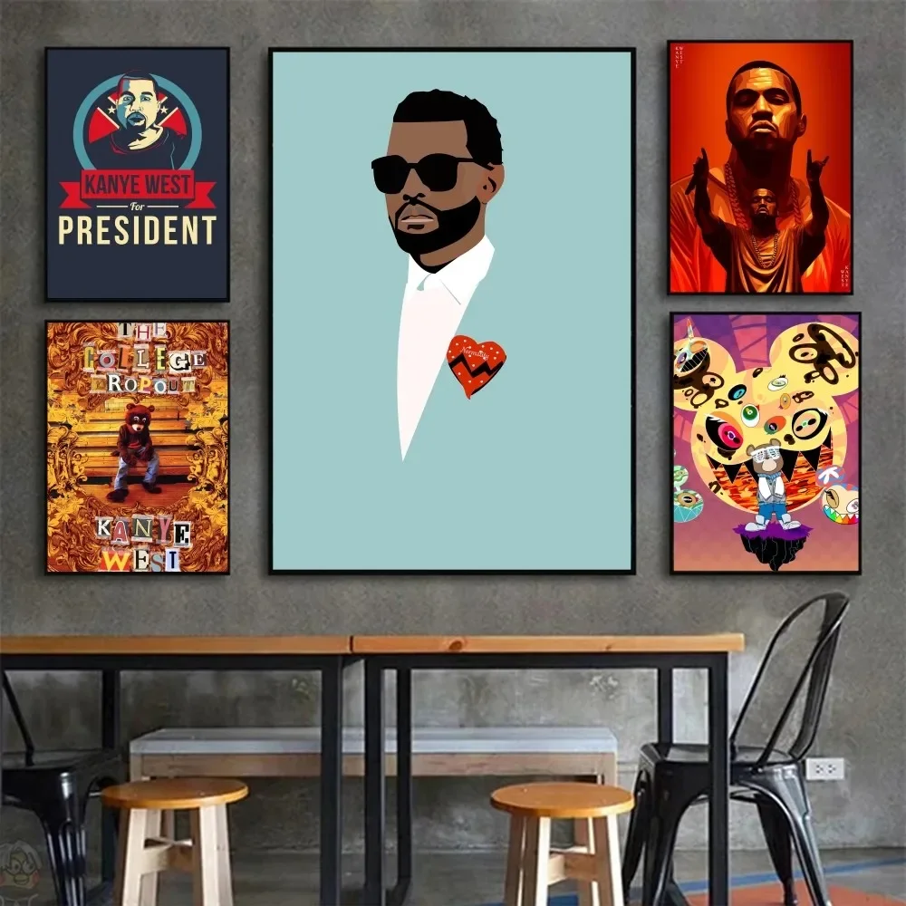 1pc-HD-Hip-Hop-Singer-Kanye-West-Poster-Stickers-Art-Wall-Murals-Decor ...