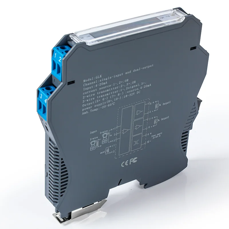 GLK-35MM-Din-Rail-Analog-Signal-Converter-4-20ma-to-0-10V-0-5V-Signal ...