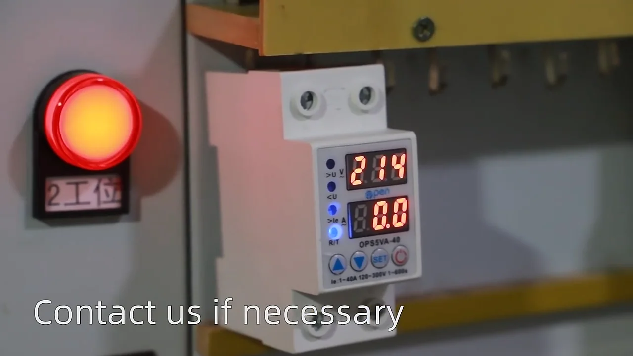 @PEN 63A Voltage and current protector smart device live time current ...