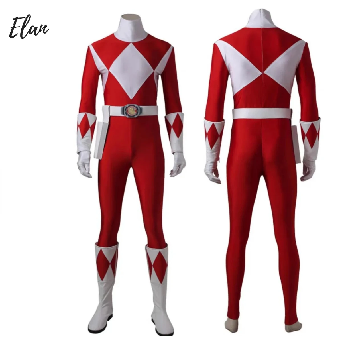 Red-Morpher-Jason-Cosplay-Costume-Bodysuit-Belt-Boots-Outfit-Full-Set ...