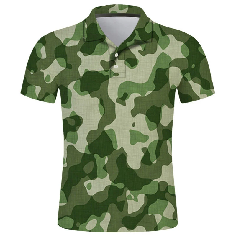 Summer-Mens-Polo-Shirt-Camouflage-3D-Printed-Comics-Shirts-Fashion ...