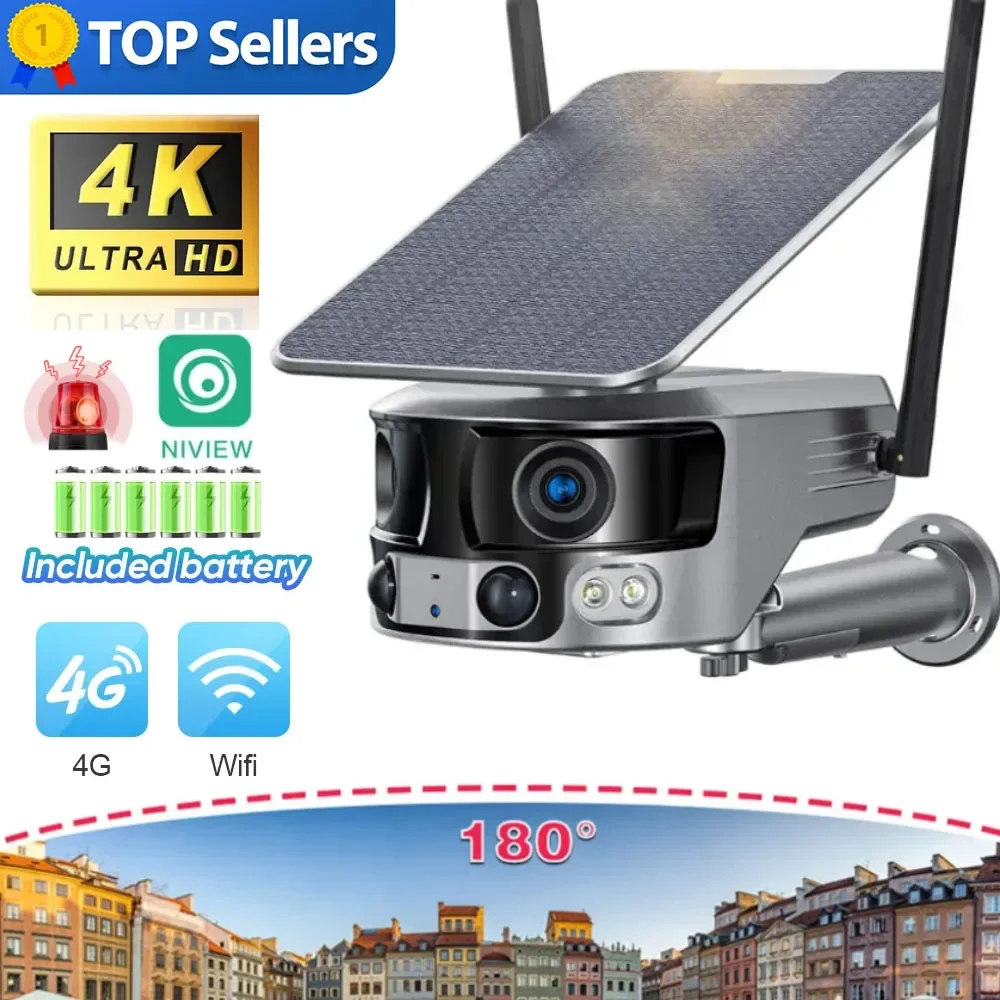 Y6-4K-HD-8MP-180-Ultra-Wide-View-Angle-4G-Solar-Security-Camera-128GB ...