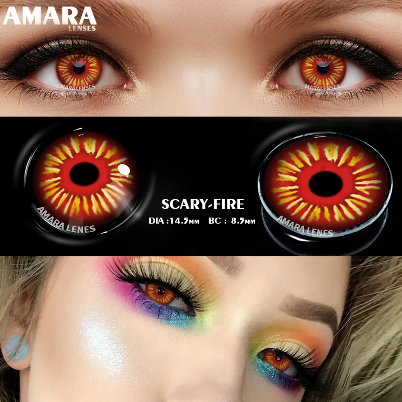 Red Wolf Contact Lenses
