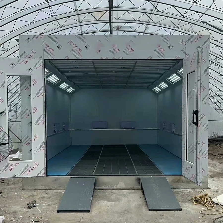 CE Certificate 380v or 220v Car paint room 7m*4m Electric/Diedel ...