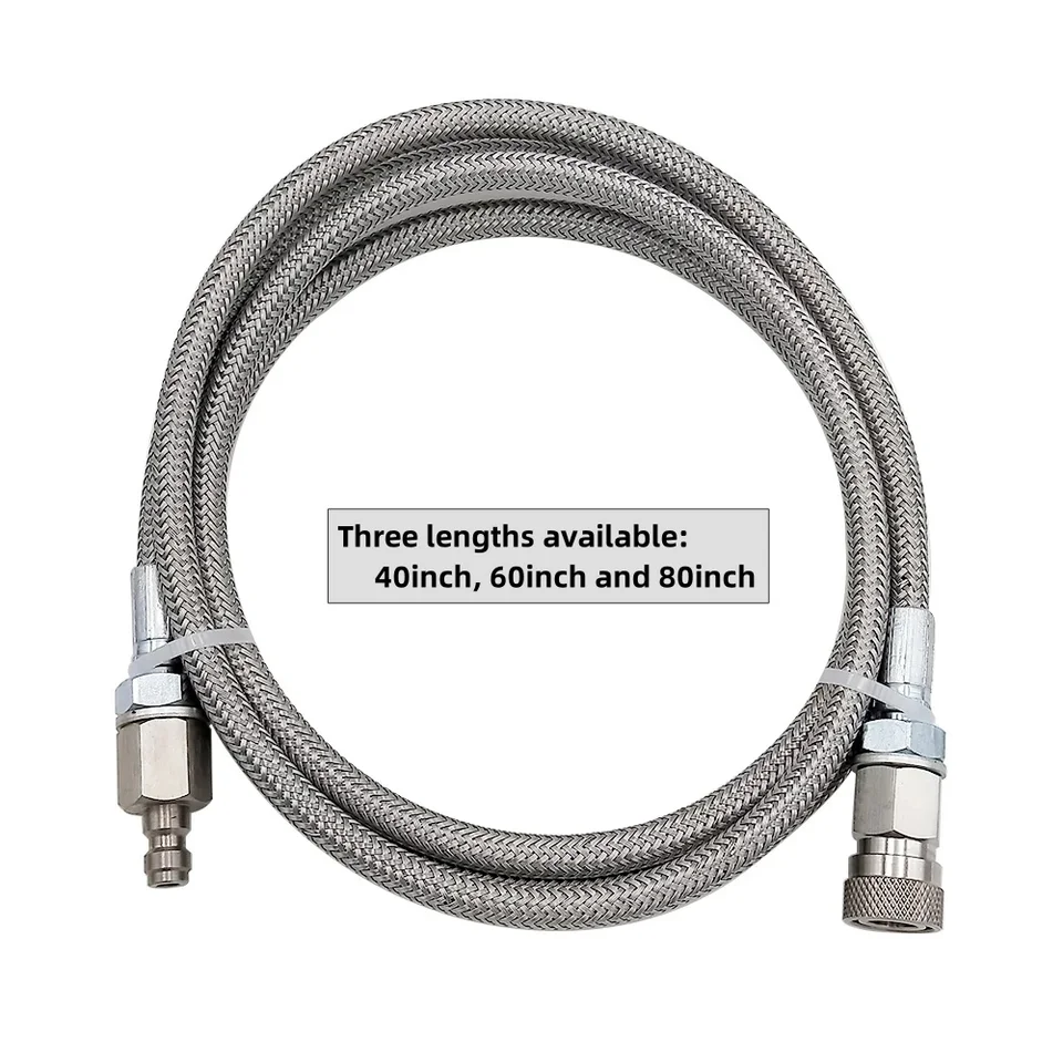 Hpa Tank High Pressure Hose Stainless Braided Fill Whip Extension Tube ...