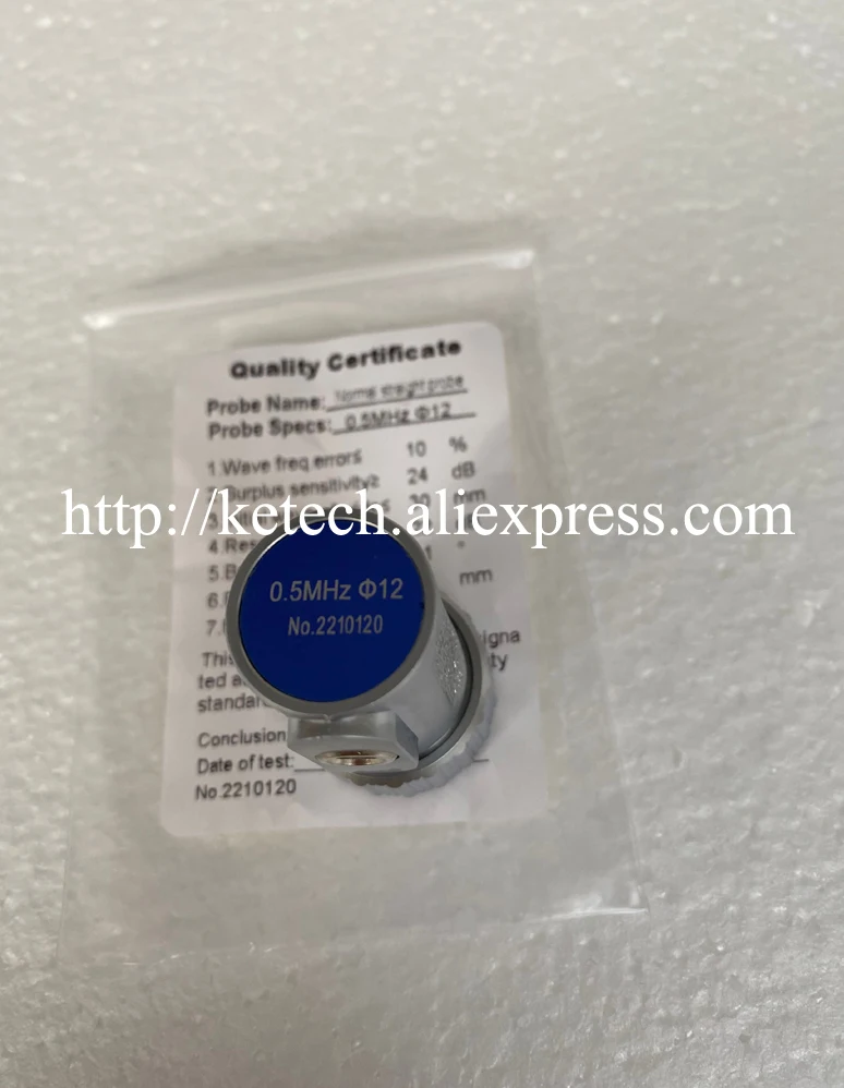 1MHz 2MHz 10mm Straight Beam Probe Transducer Ultrasonic, 55% OFF