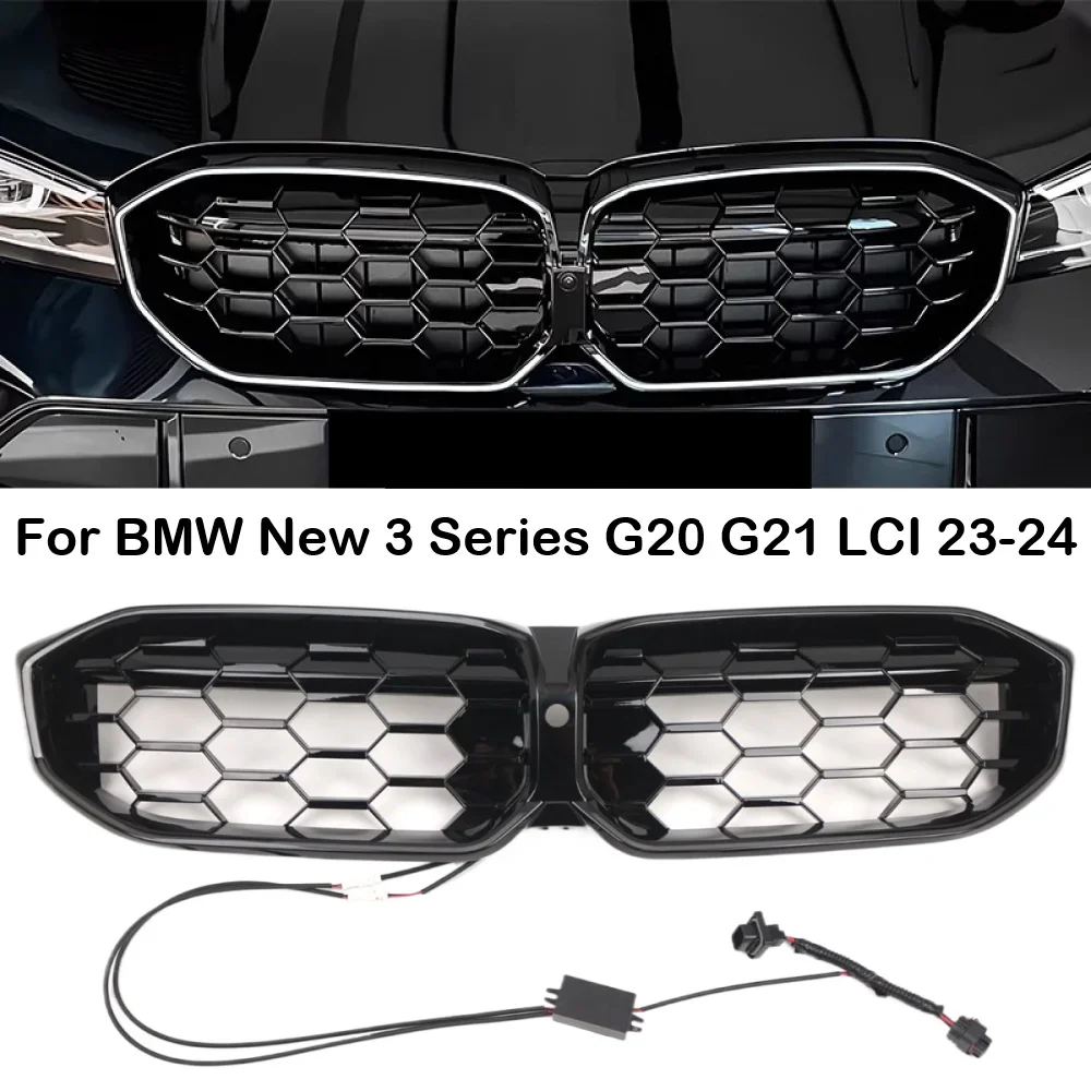 New With LED Light Kidney Grille Grill For BMW New 3 Series G20 G21 ...