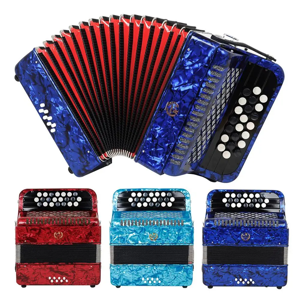 22 Keys 8 Bass Bayan Button Accordion For Beginner Professional ...