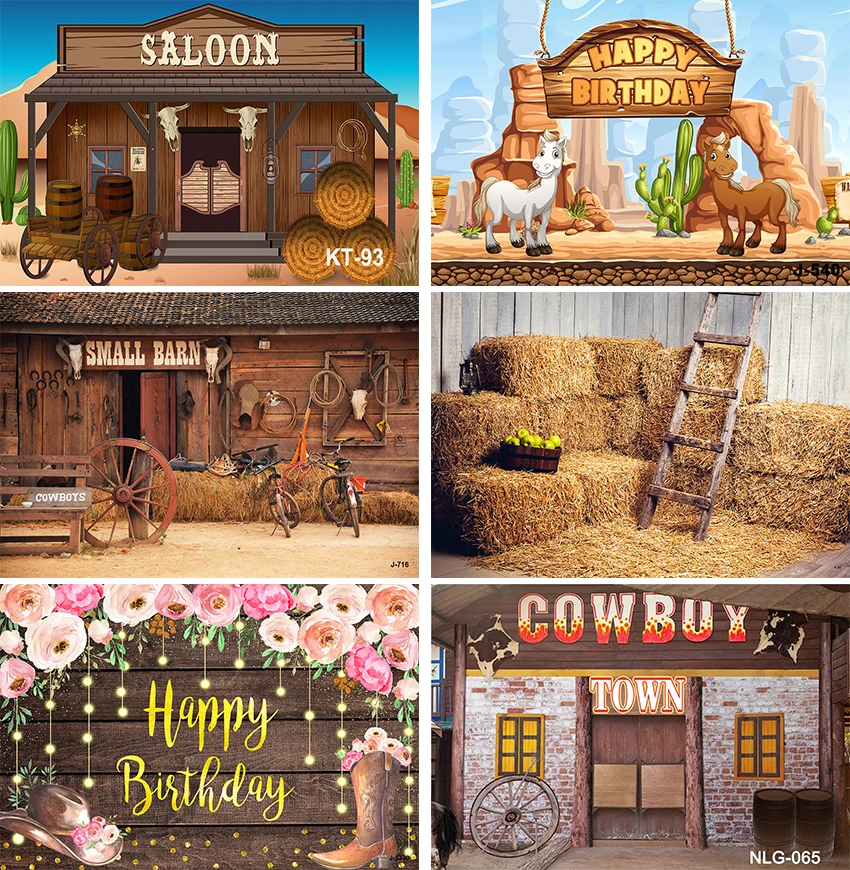 Western Theme Backdrops
