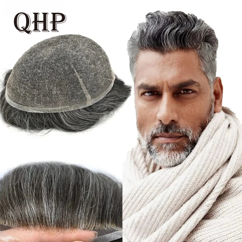 Mens-Toupee-100-Human-Hair-Full-Lace-Men-s-Capillary-Prothesis-Straight ...